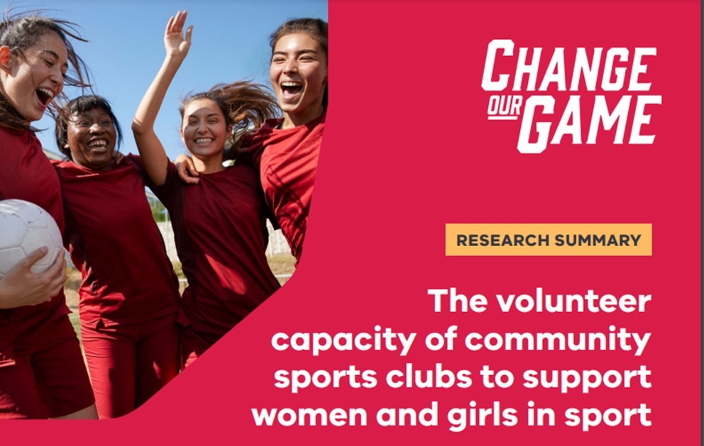 The Volunteer Capacity of Community Sports Clubs to Support Women and ...