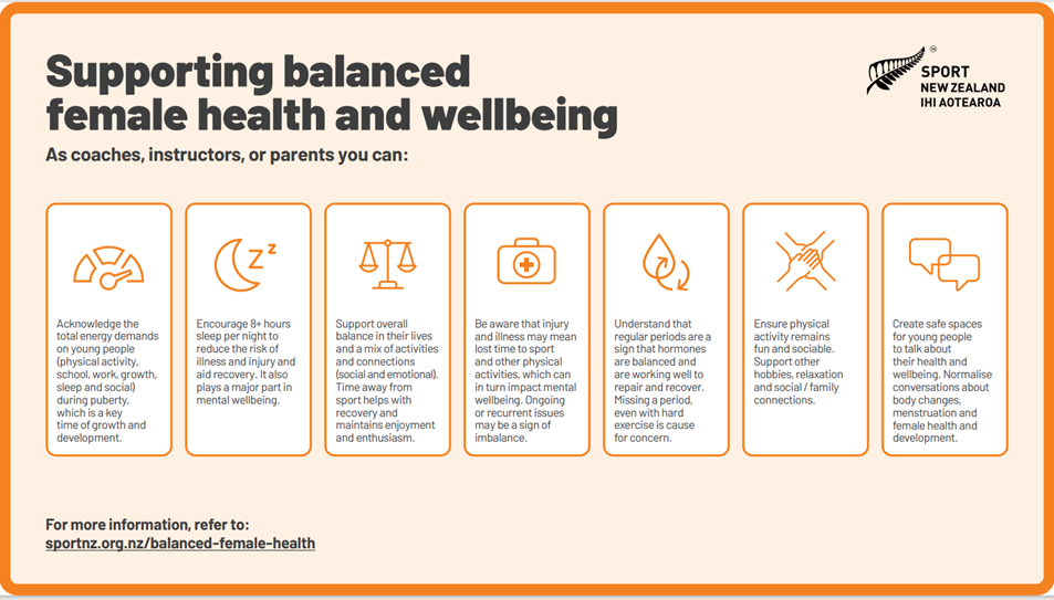 Balanced female health handbook for adults supporting young people in ...