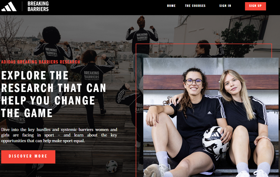 ADIDAS BREAKING BARRIERS RESEARCH • Women in Sport Aotearoa Insight Hub ...