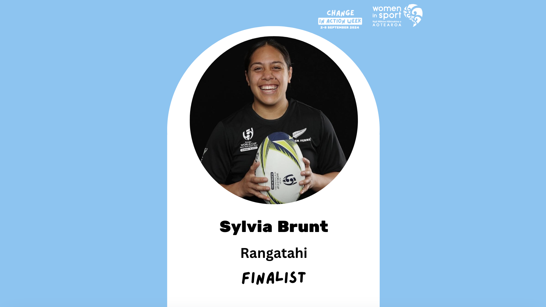 Change in Action Week - Rangatahi FINALIST - Sylvia Brunt • Women in ...